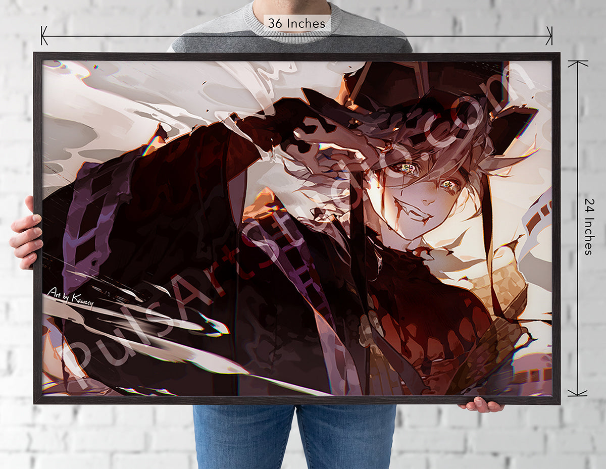XL Vinyl Canvas | Doma/Douma from Demon Slayer (Kimetsu no Yaiba) | Art ...
