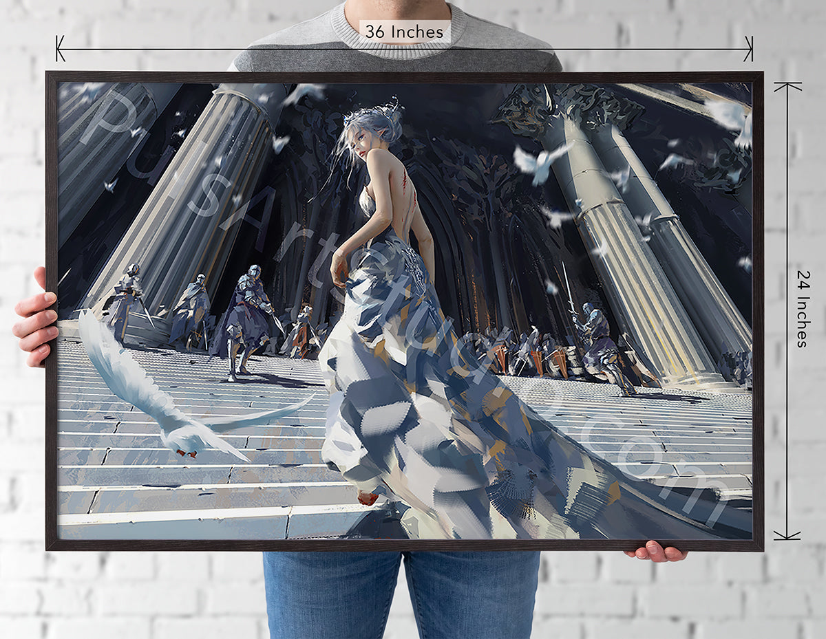 XL Vinyl Canvas | Princess Yan | "Outcast" from Ghostblade | Art by ...