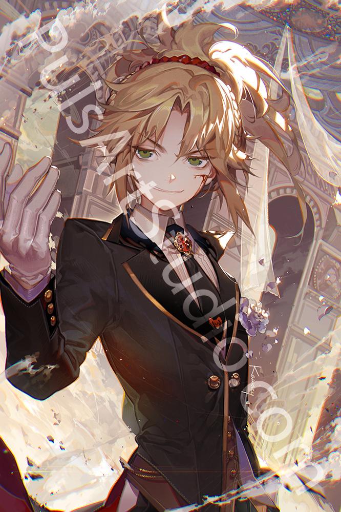 Large Mordred Poster from Fate, art by Kawacy – PulsArt Studio