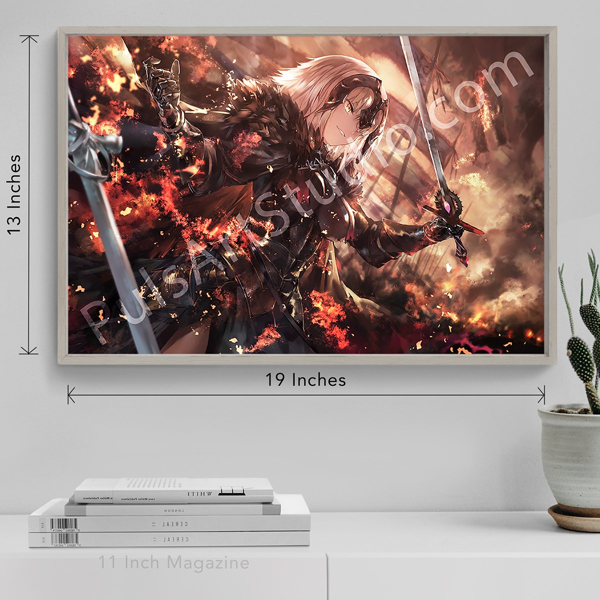 Large Jeanne Alter (Jalter) Poster from Fate, art by Azomo – PulsArt Studio