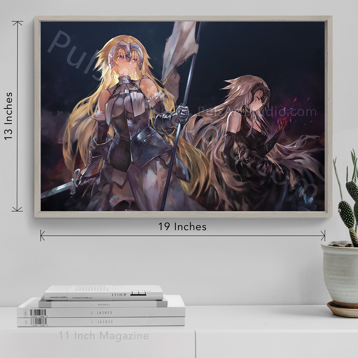 Large Jeanne & Jeanne Alter (Jalter) Poster from Fate, art by Azomo ...