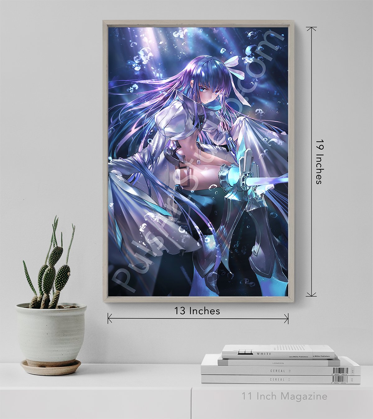 Large Meltryllis/Meltlilith Poster from Fate, art by Azomo – PulsArt Studio