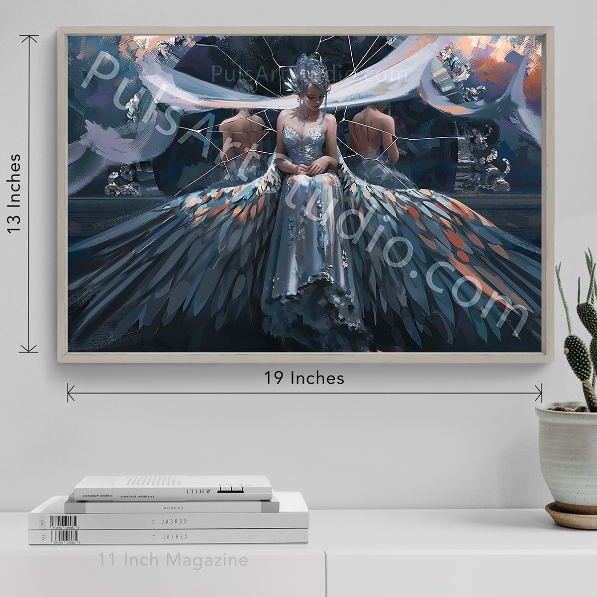 Large Poster of Princess Yan/"Mirror" from Ghostblade by WLOP – PulsArt ...