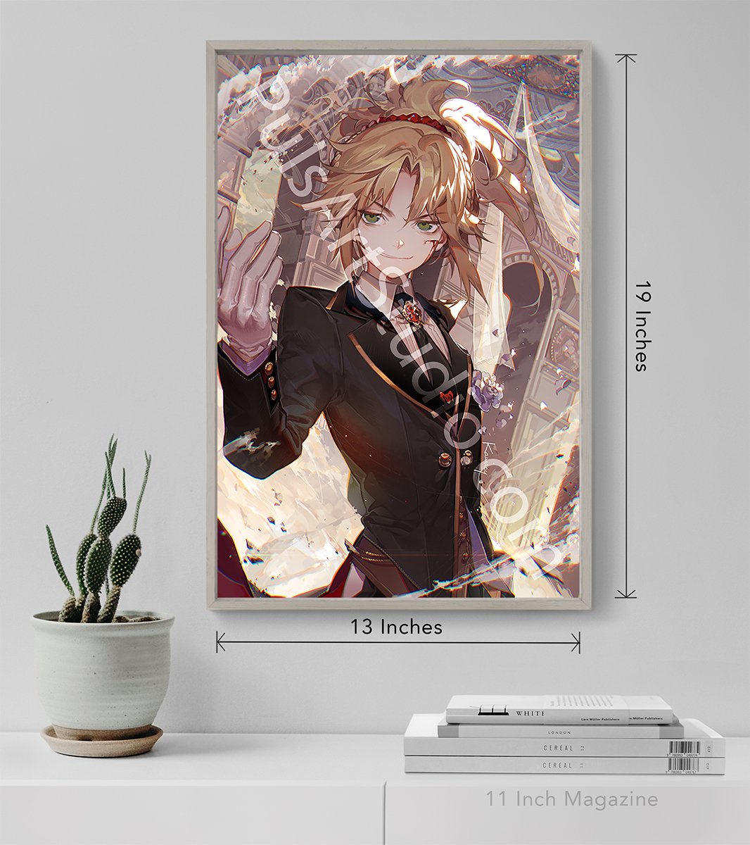Large Mordred Poster from Fate, art by Kawacy – PulsArt Studio
