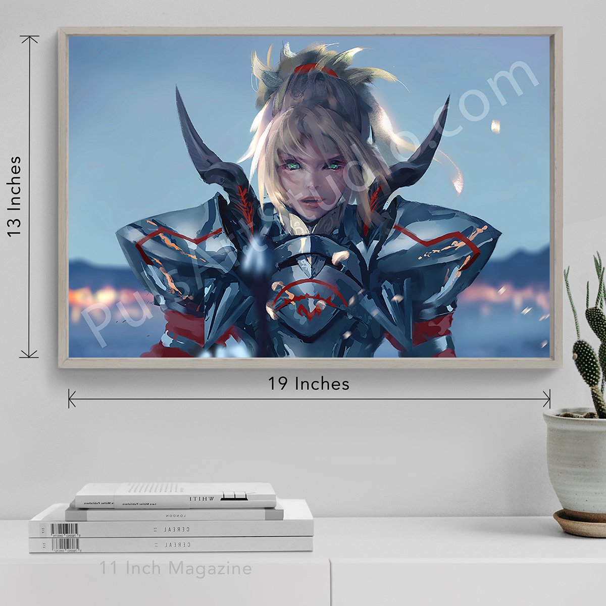 Large Mordred Poster from Fate, art by WLOP – PulsArt Studio
