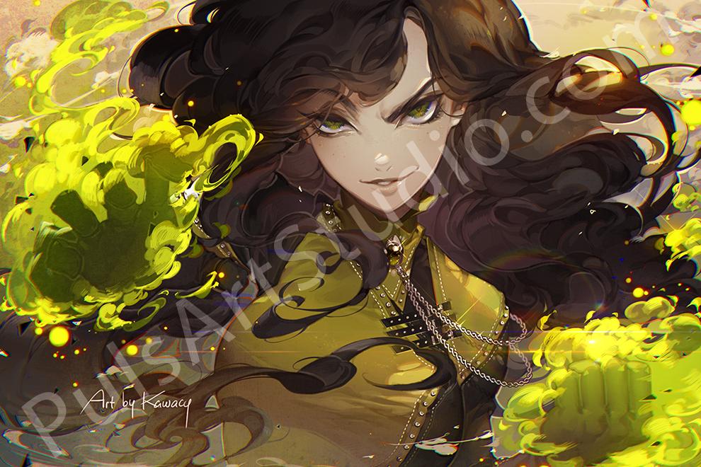 Large Shego Poster from Kim Possible, art by Kawacy – PulsArt Studio