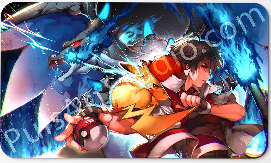 Pokemon Trainer Red And Pikachu